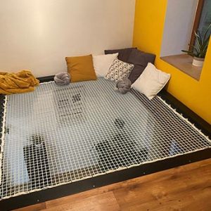Hammock floor and suspended net : the loft net